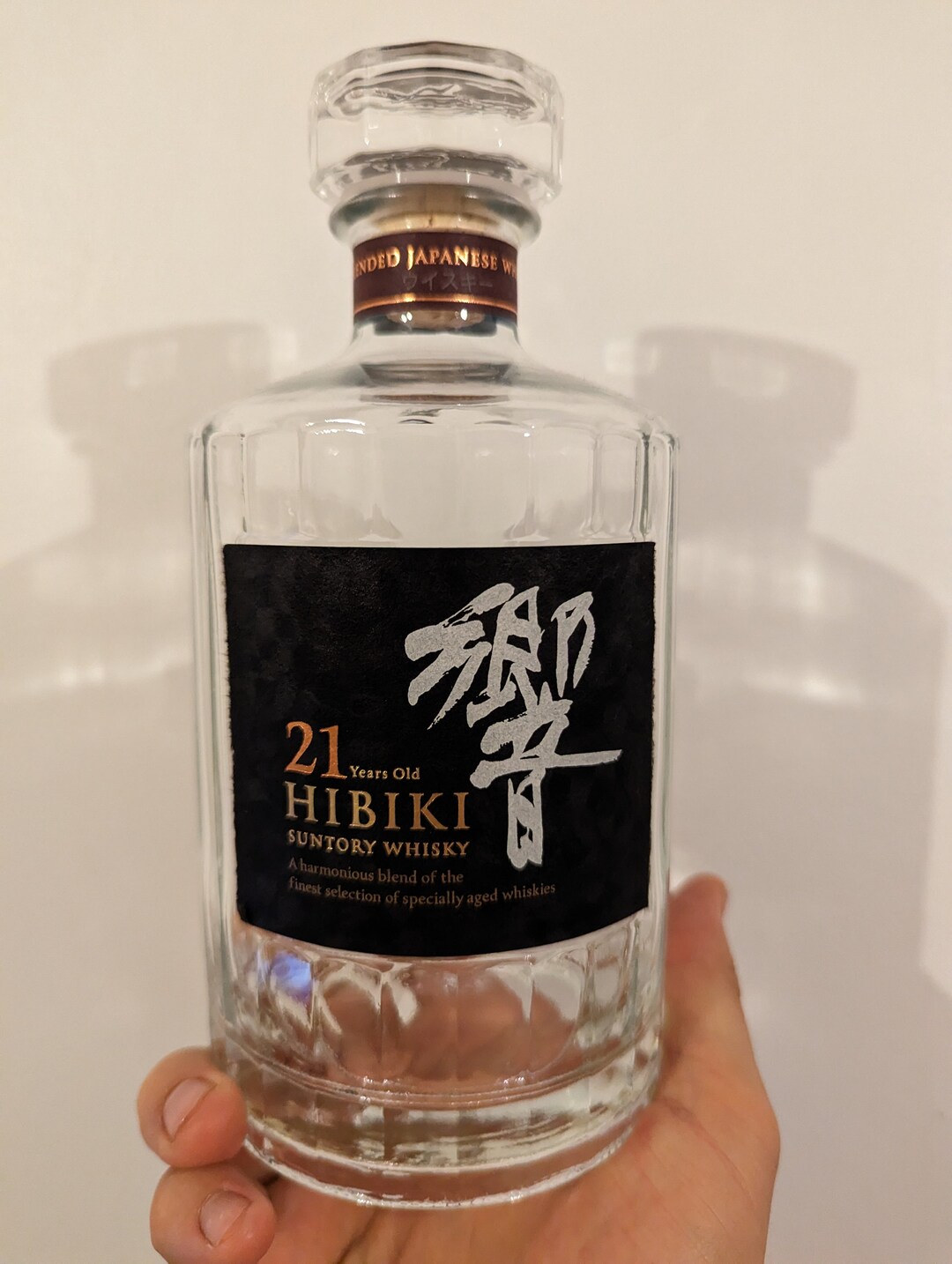 Hibiki 21 Whisky Bottle Suntory Japanese Whisky No 17 No Harmony Decorative Decanter Carafe ...