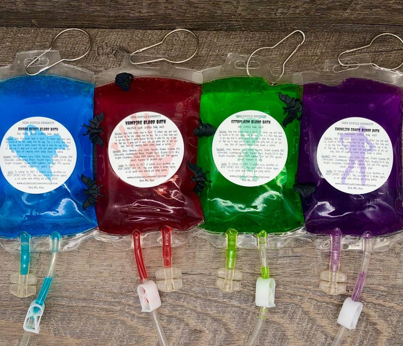 BLOOD BATH Blood Bag Body Wash Shower Gel Liquid Soap - Etsy