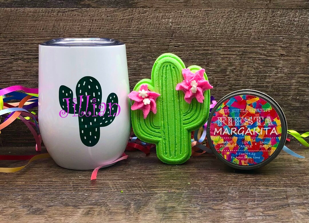 MINI FIESTA BOX Personalized Wine Tumbler Fiesta Margarita - Etsy
