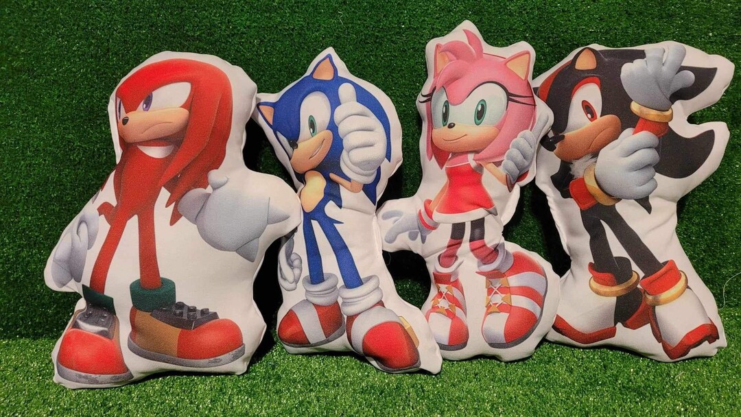 Super Fast Hedgehog Plush Pillow Set - Etsy