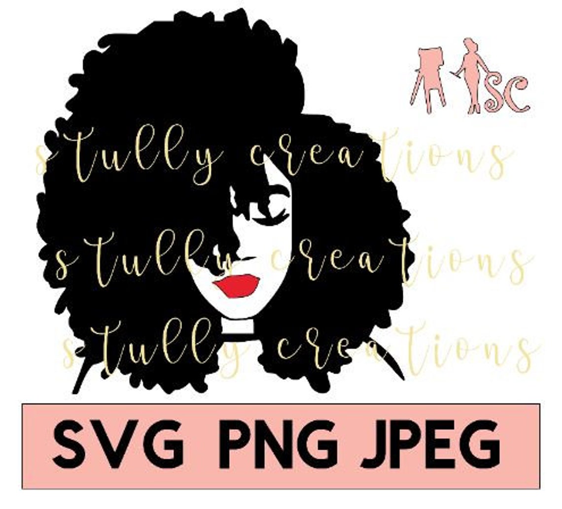 Color Me Curly Woman Curly Hair Png Svg Jpeg Jpg File - Etsy