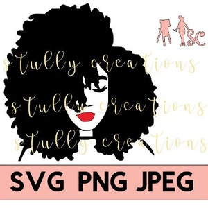 Color Me Curly Woman Curly Hair Png Svg Jpeg Jpg File - Etsy