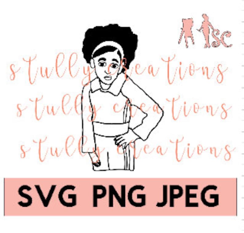 Lil Cardi B Inspired Drawn File L SVG PNG JPEG - Etsy