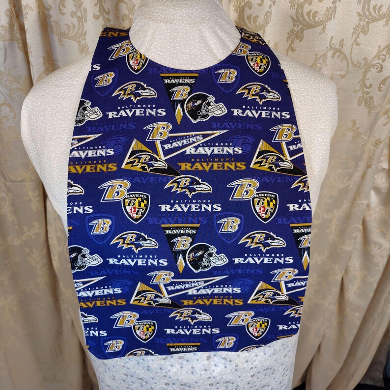 Baltimore Ravens Adult Bib, Football, Clothing Stain Protection ...