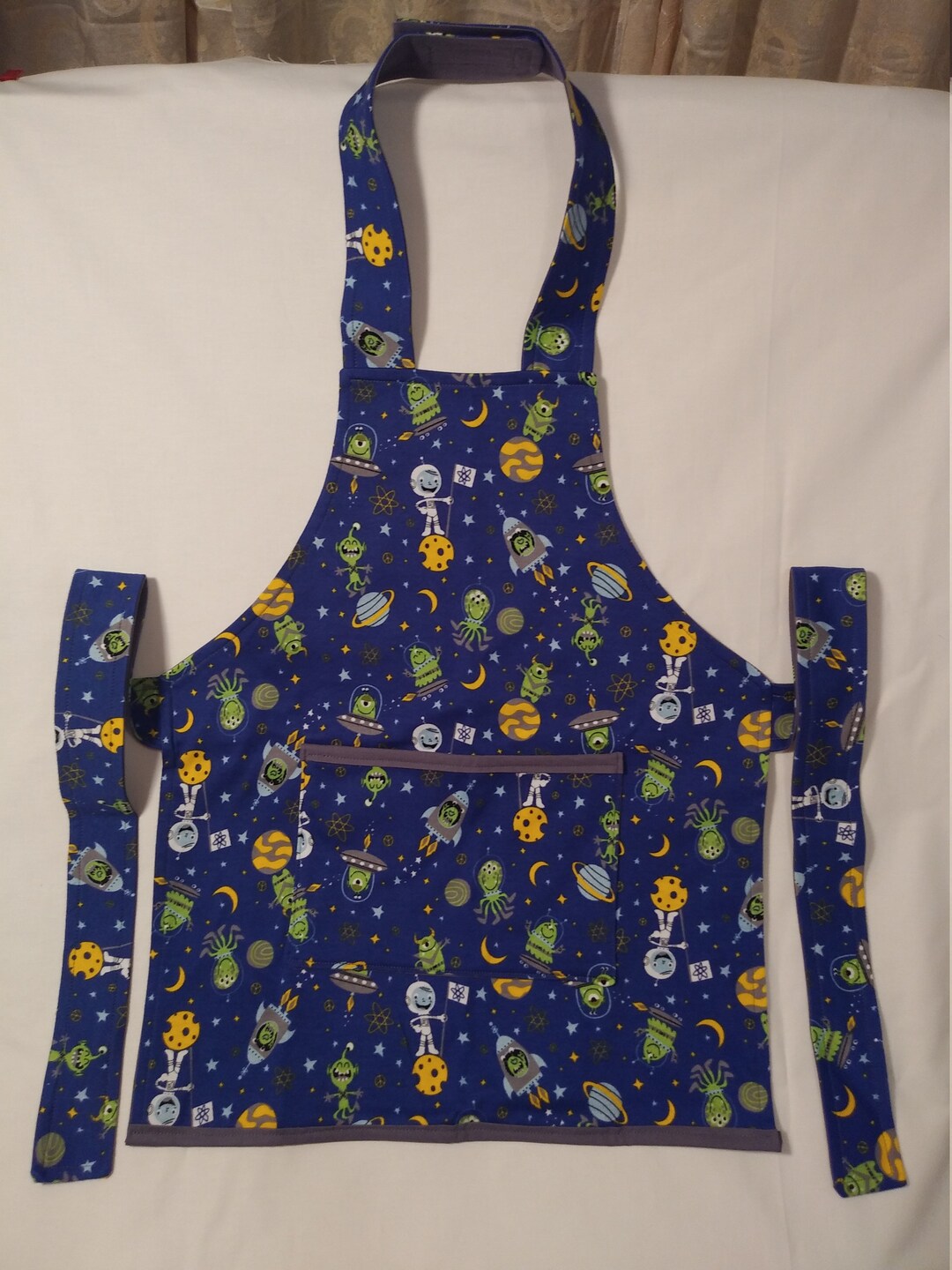 Toddler Spaceman Apron, Kids Baking Cooking Arts Crafts, Space ...