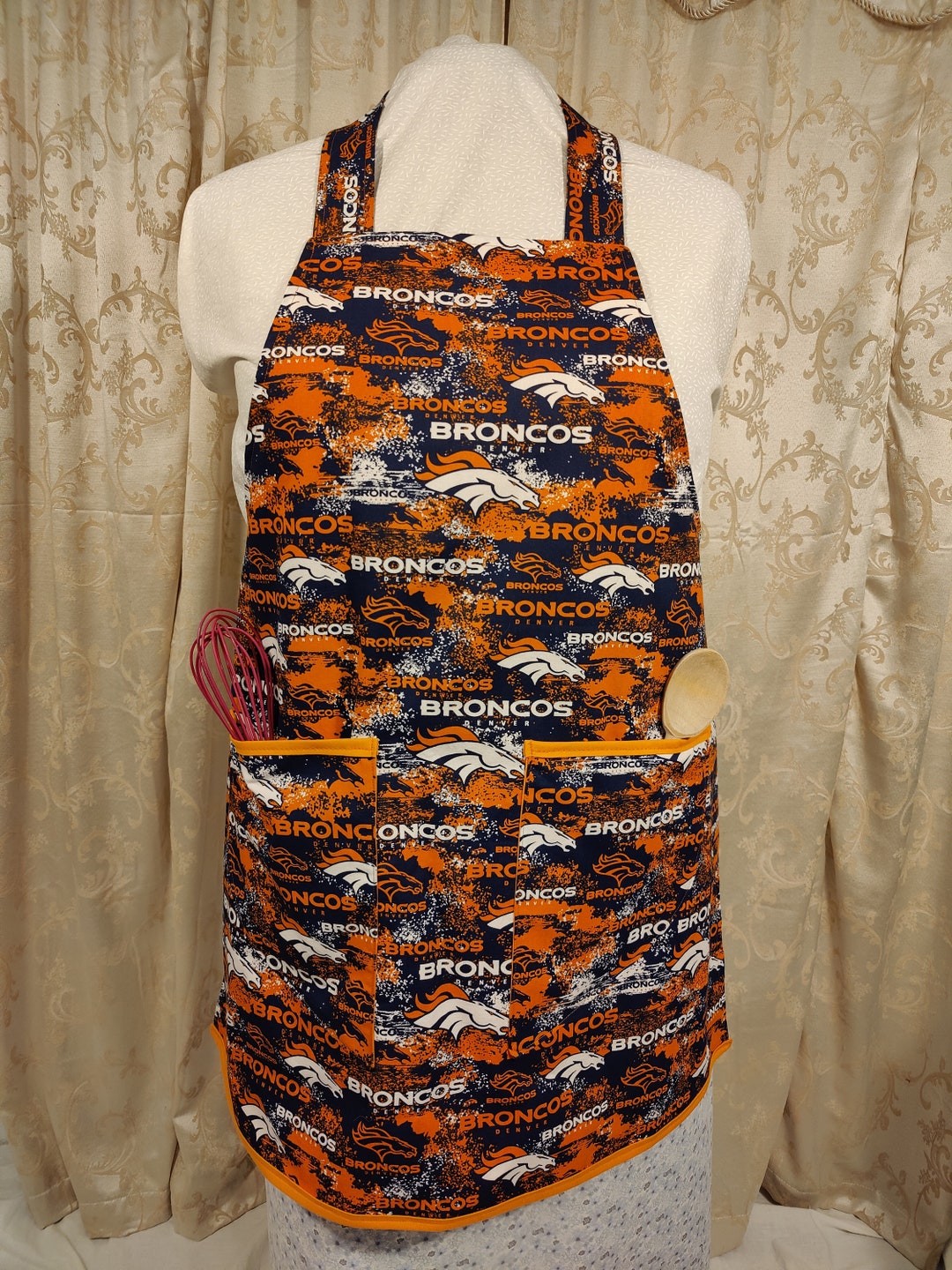 Adult Apron Denver Broncos - Etsy