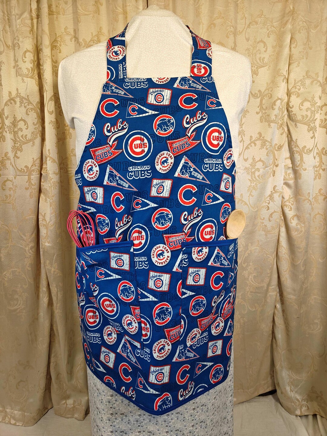 Chicago Cubs Adult Apron, MLB, Baseball, BBQ Grilling Apron, Baking ...