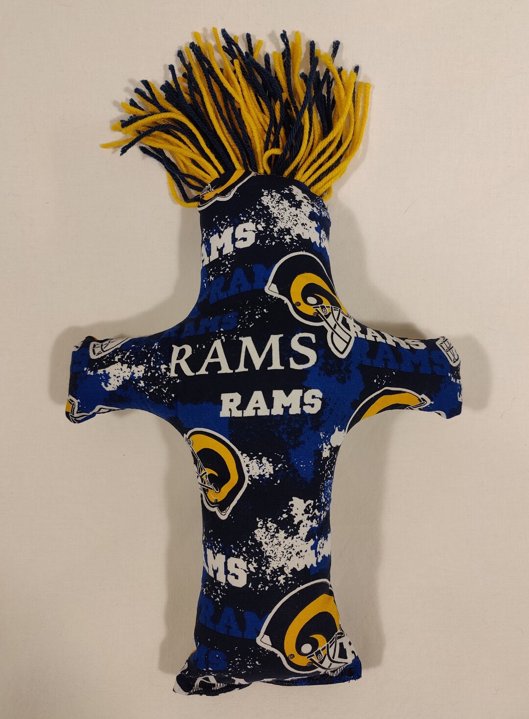 Los Angeles Rams Dammit Doll, Stress Relief Doll, Sports Fabric Dang It ...
