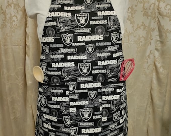 NFL Las Vegas Raiders Football Adult Sized Cotton Apron. print May Vary ...