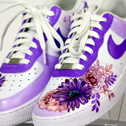 Purple Tone Custom Air Force 1 | Etsy