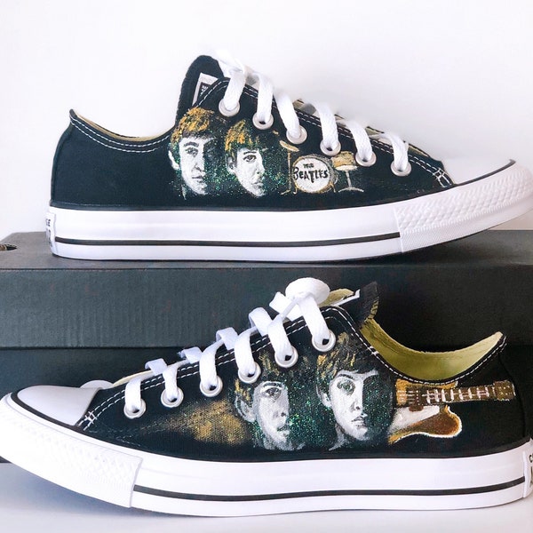 Beatles Converse - Etsy