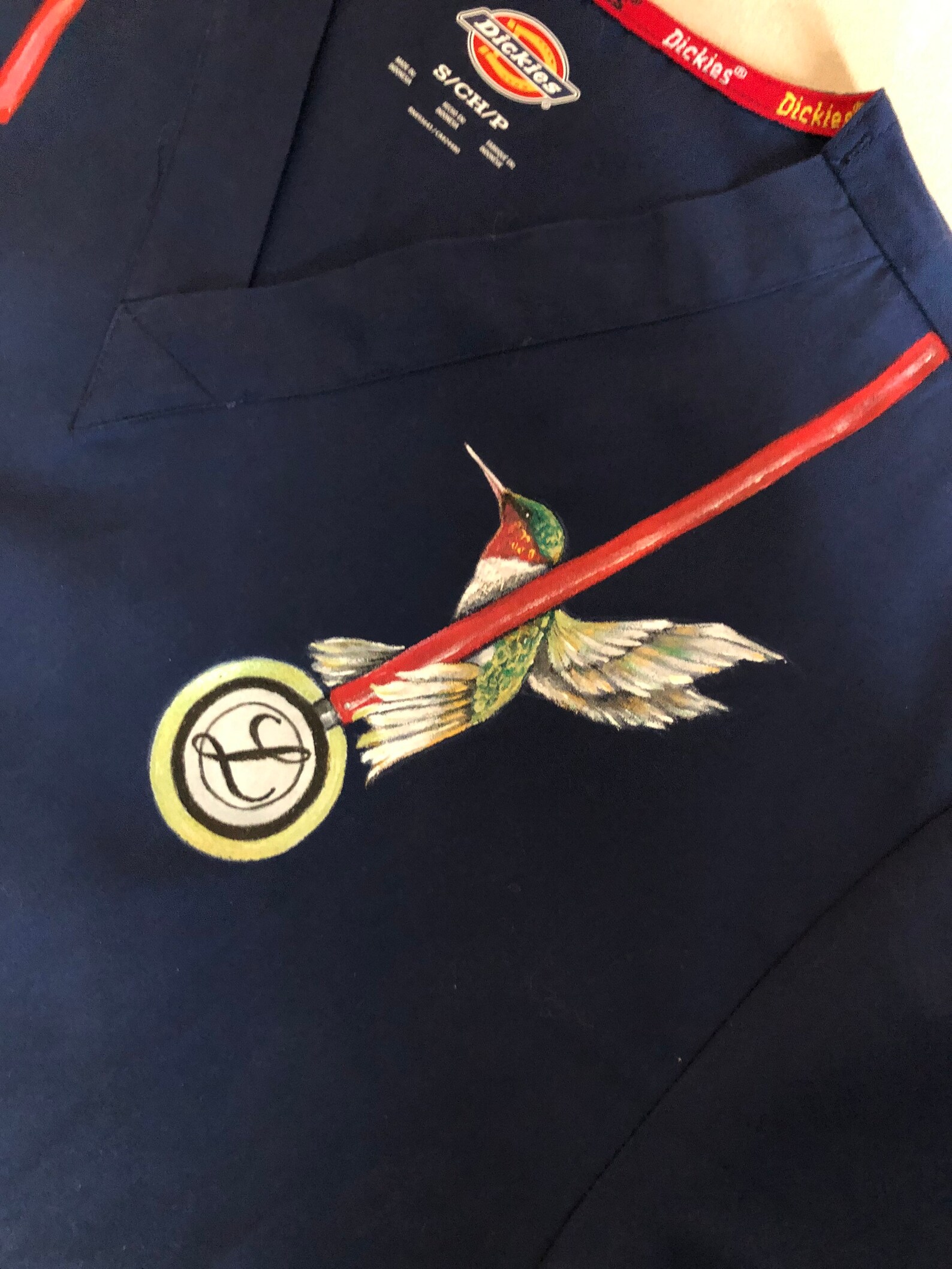 Personalized Scrub. Send Your Scrub Suit for Painting. Hand - Etsy