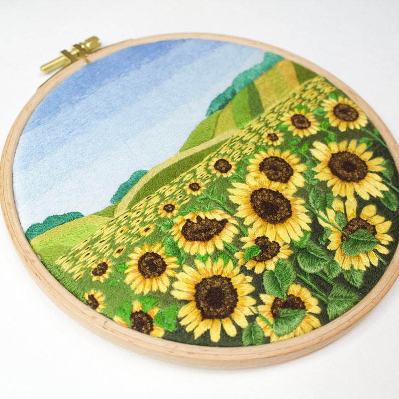Landscape Embroidery Pattern PDF Pattern - Etsy