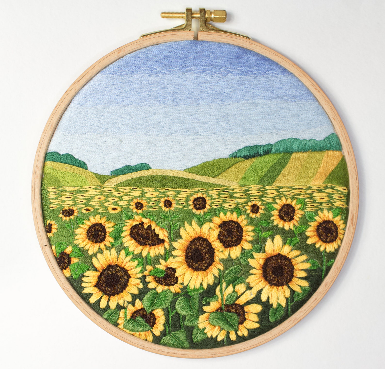 Landscape Embroidery Pattern PDF Pattern - Etsy