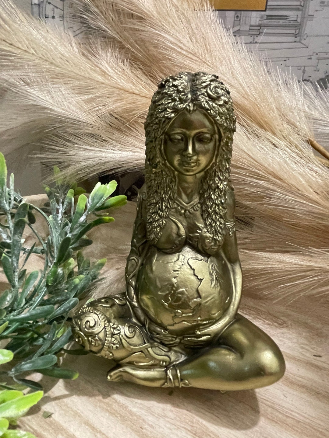 Gaia Statue Goddess of the Earth Mother Earth Altar - Etsy