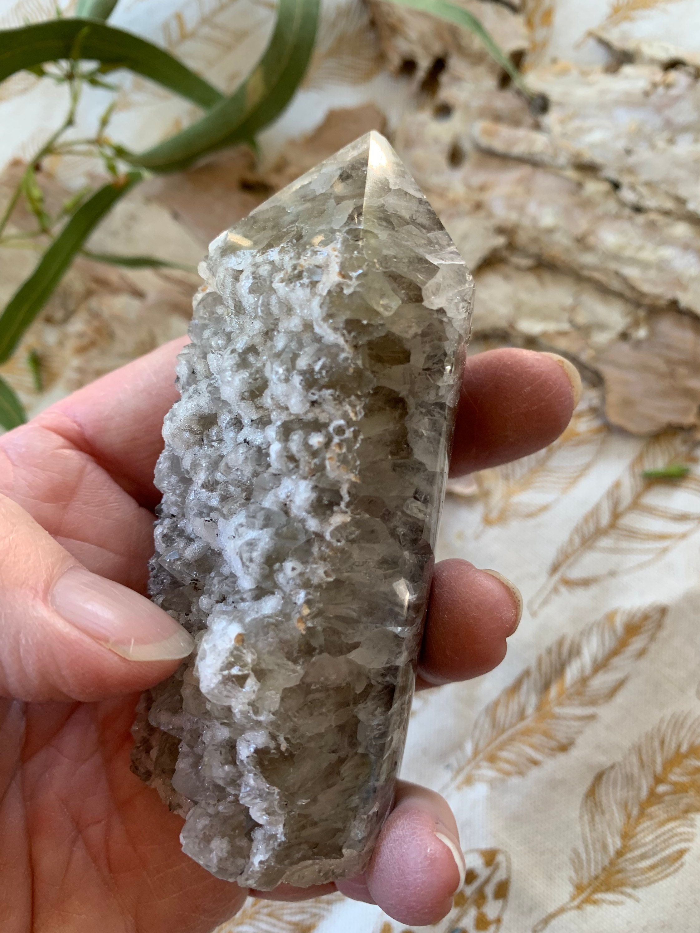 Polished Agate Point Agate Cave Point Crystals Agate | Etsy