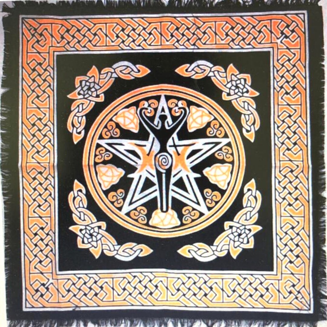Altar Cloth - Altar Mat - Goddess Altar Mat - Moon & Sun - Sacred Space ...