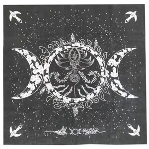Altar Cloth - Altar Mat - Goddess Altar Mat - Moon & Sun - Sacred Space ...