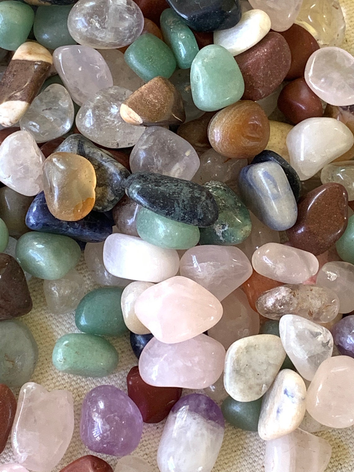 Crystal Chips/Shards/Gravel Small Tumbled Stones Mixed | Etsy