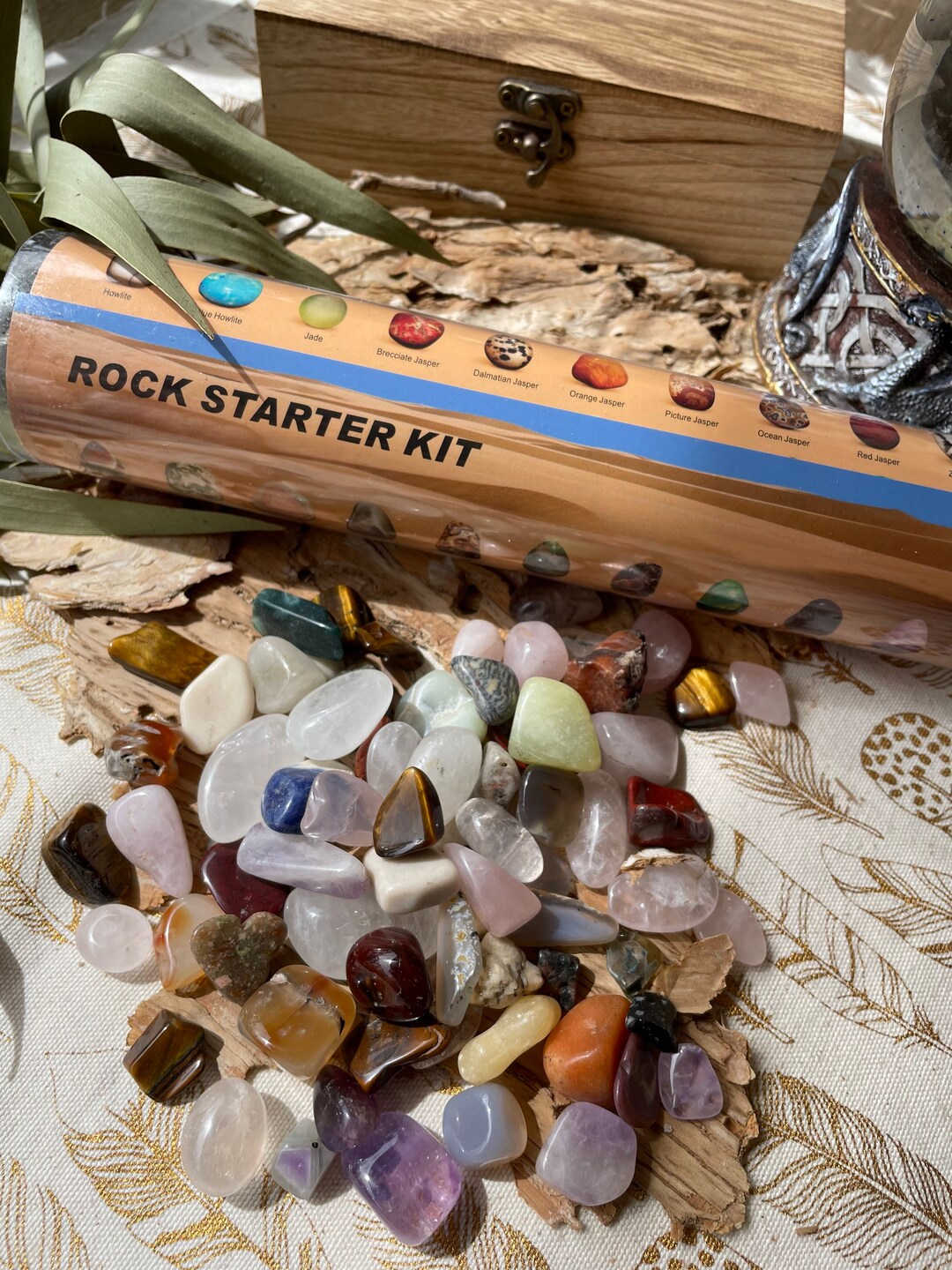 Beginner Crystals Tube - Crystals for Kids - Tumbled Stones - Rock ...