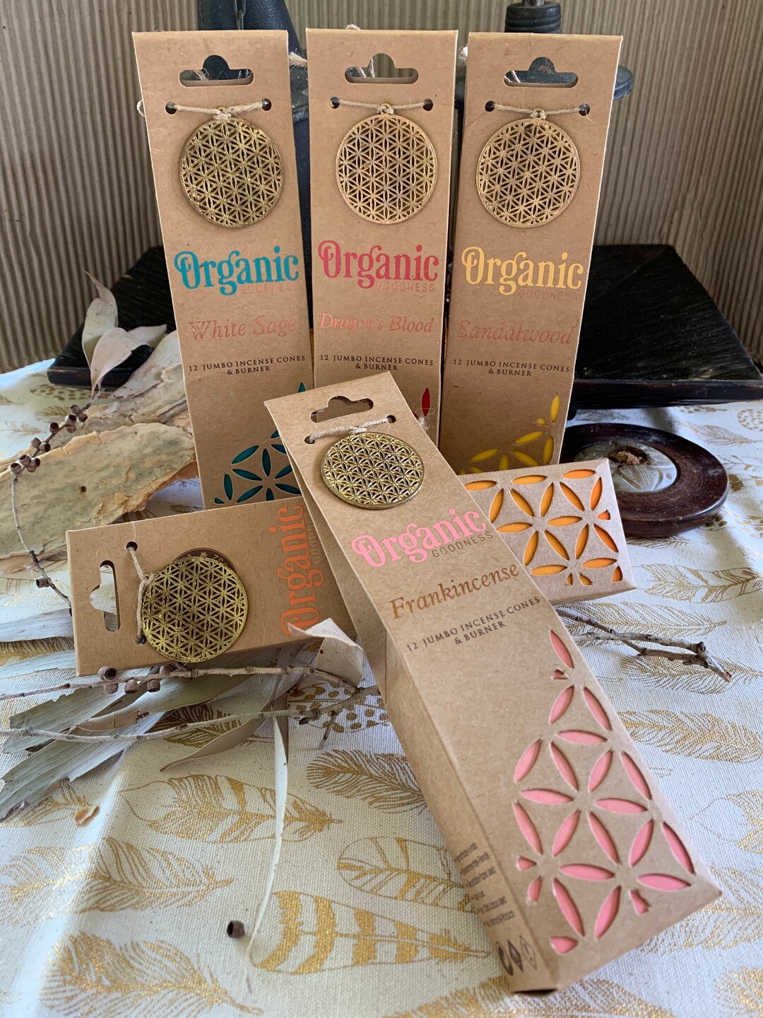 Organic Goodness Incense Cones - Incense - Etsy