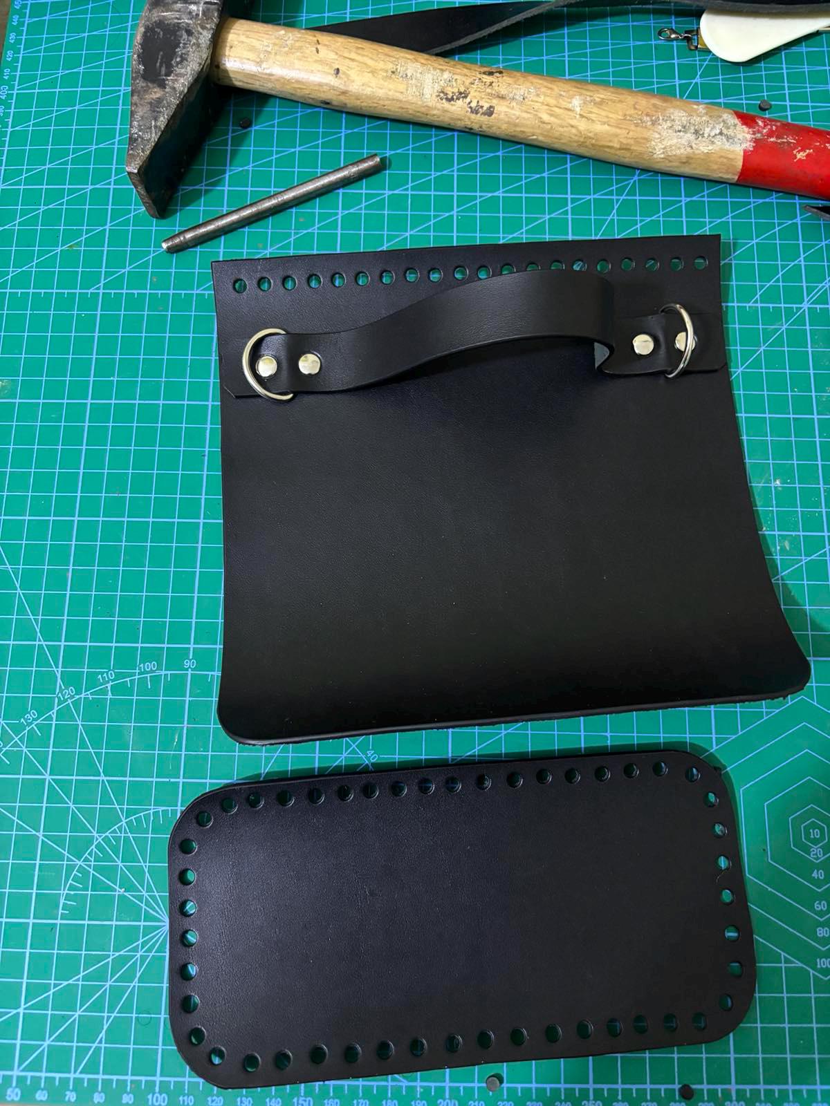 Leather Bag Details Pattern PDF A4 Top and the Base of the Bag or ...