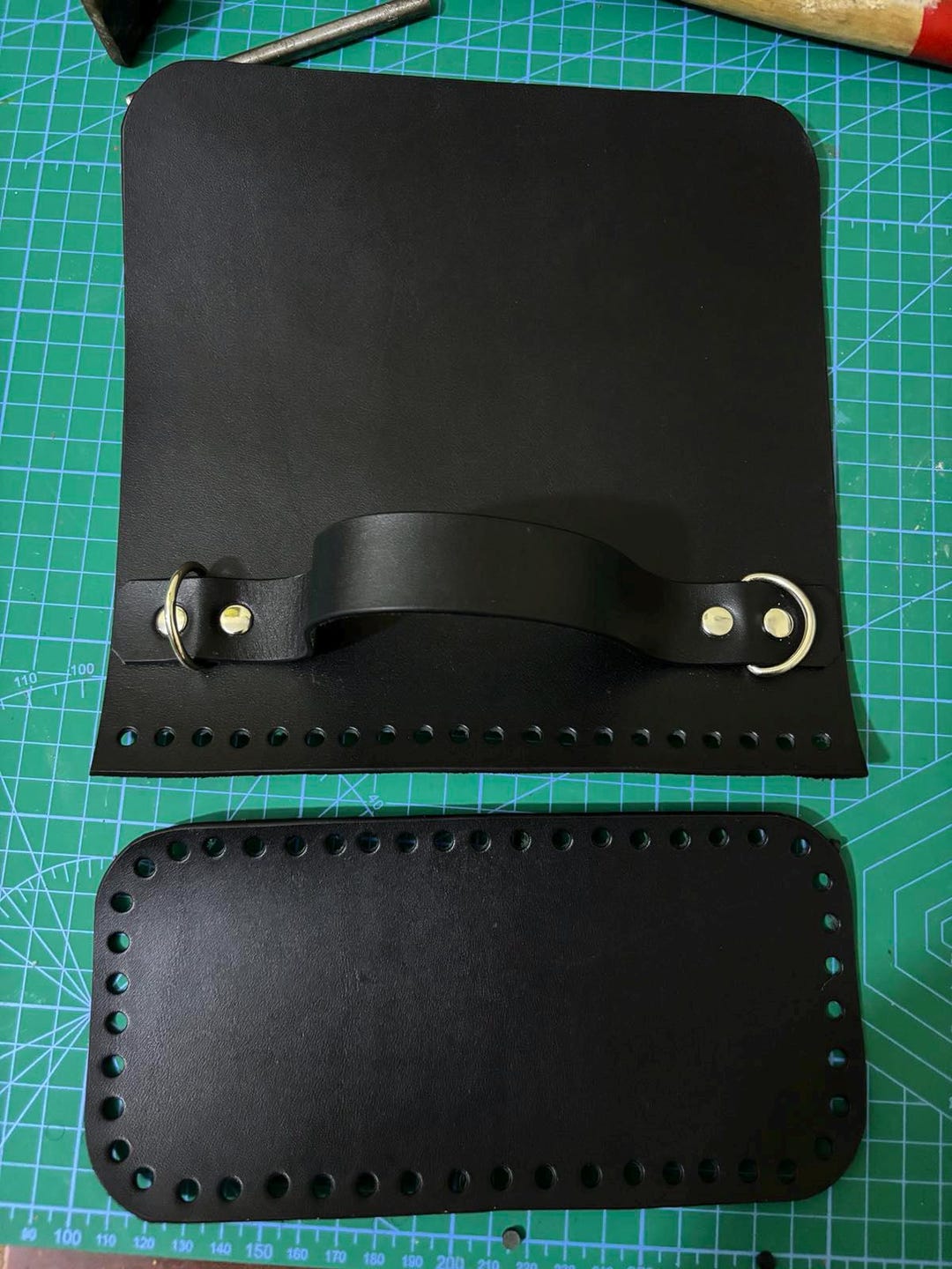 Leather Bag Details Pattern PDF A4 Top and the Base of the Bag or ...