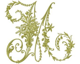 Initials embroidery | Etsy