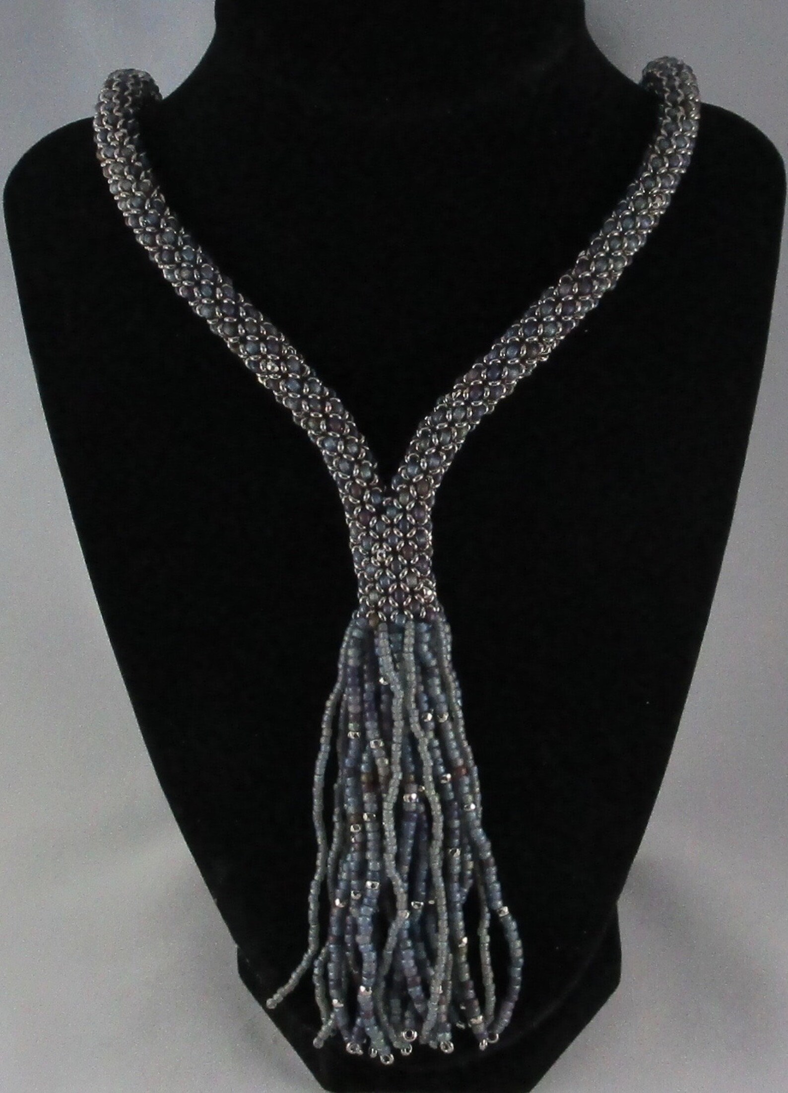 Blue Lariat- REDUCED - Etsy
