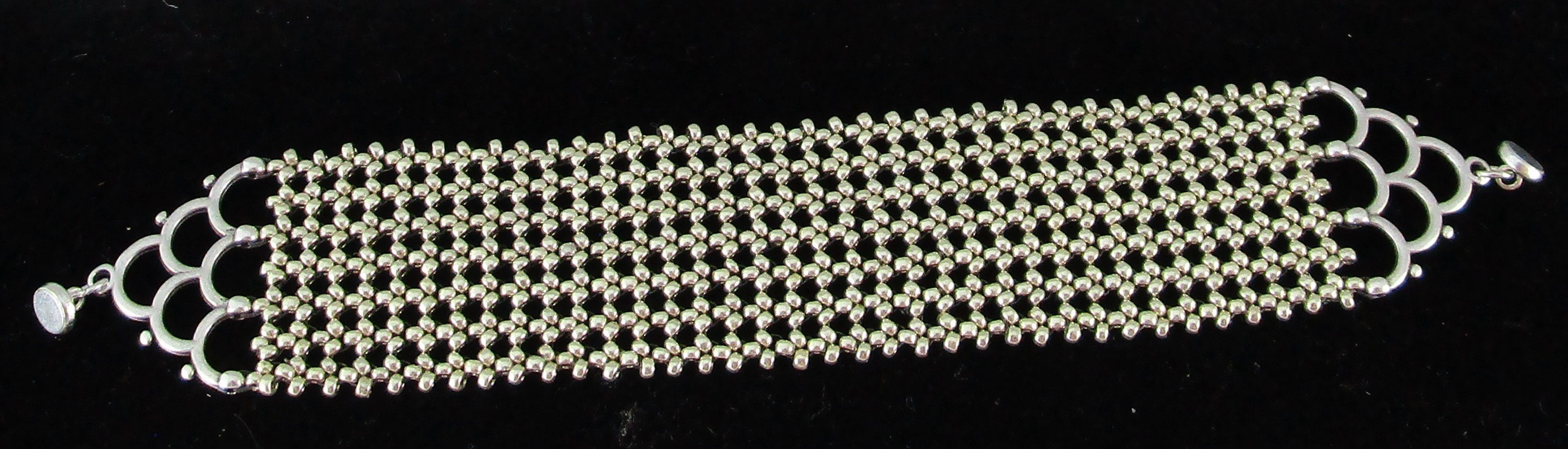 Silver Victorian Cuff - Etsy