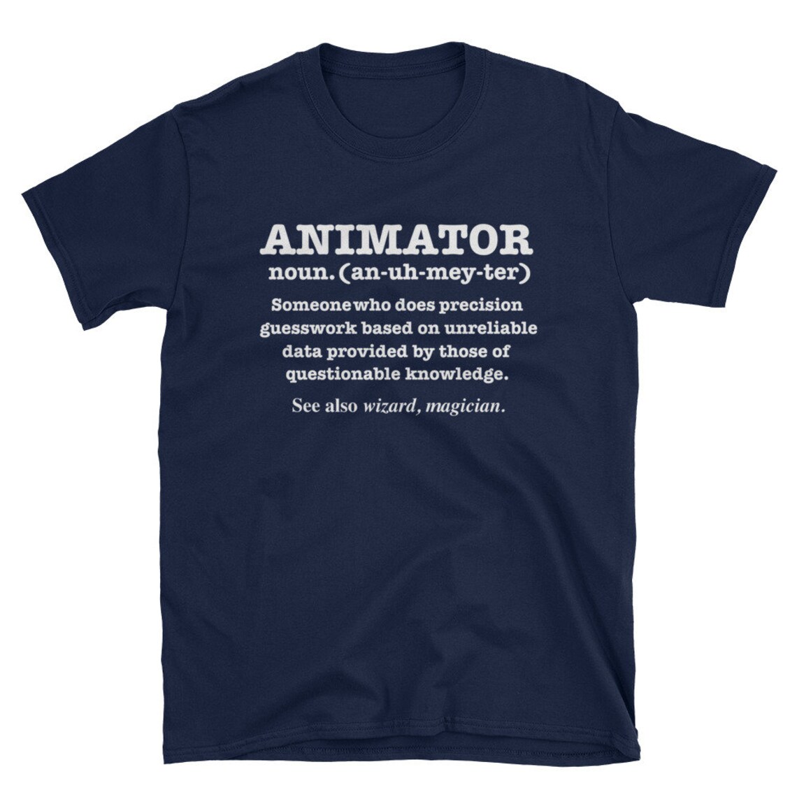 Animator T-shirt Animator Definition Tshirt Funny Animator T Shirt Best ...