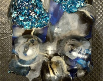 Geode Skull You Choose the Color Scheme | Etsy