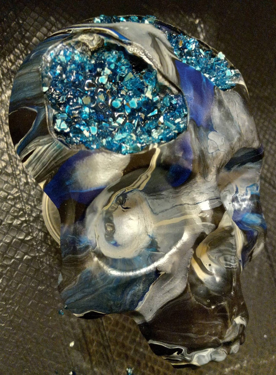 Geode Skull, You Choose the Color Scheme - Etsy