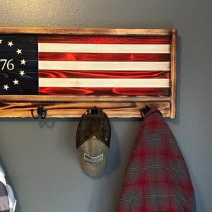 The Origianl Betsy Ross 1776 Coat/hat Rack 39" X 16" - Etsy