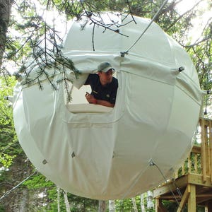 Cocoon Tree, Tree House, Glamping, Cozy Cocoon Tent, Cocoon Tree House ...