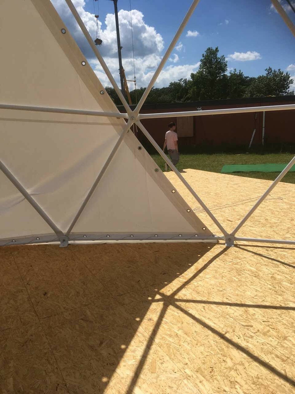 Geodome 8m, Geodesic Dome, Geodesic Home, Glamping, Dome Homes, Domes ...