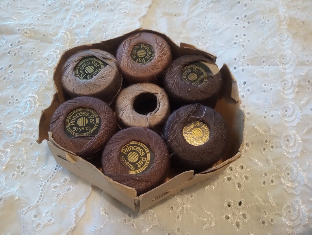 Antique, Princess Pat, 4-ply Darning Cotton - Please See Description ...