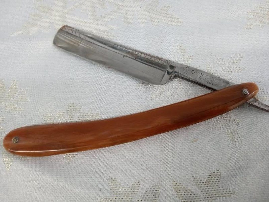 Straight Razor, Made by Solingen, Marked Goedecke, Antique - Please See ...