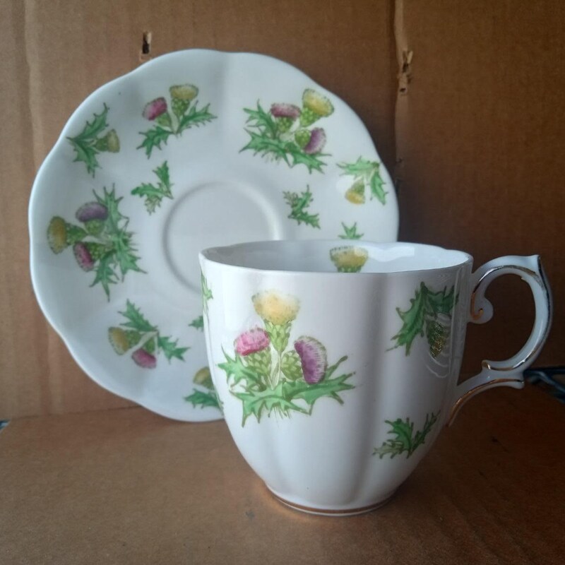 Thistle Tea Cup - Etsy