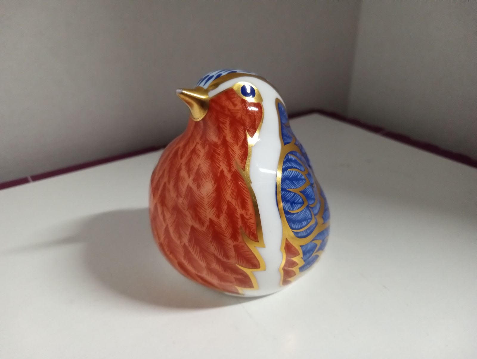 Vintage, Royal Crown Derby, Robin, Paperweight Approximately 2-1/2 Tall ...