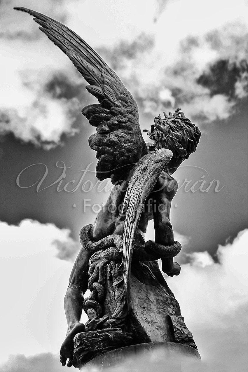 PRINTABLE DIGITAL ART Fallen Angel Printable Poster - Etsy