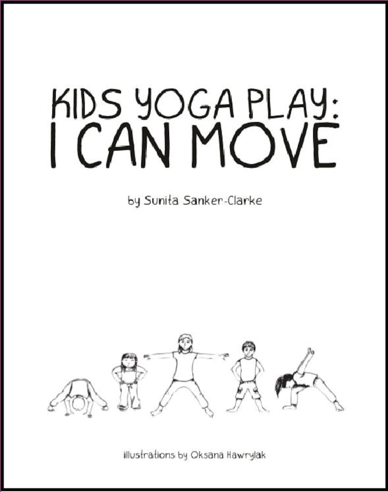 Kids Yoga Play Colouring Book - Etsy