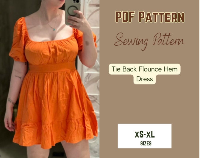 Terno Set, Peplum Top, and Dress Sewing Pattern Teen Fashion PDF 6 ...