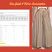 High Waist Wide Leg Tied Pants Sewing Pattern, Casual Loose Pants ...