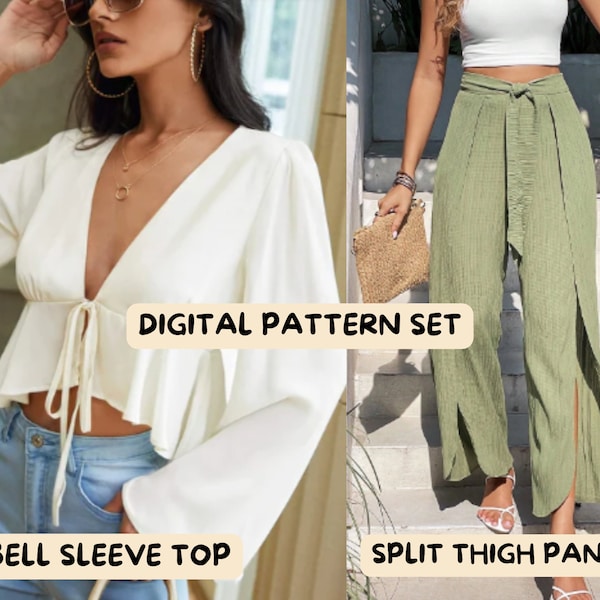 Split Sleeve Pattern - Etsy
