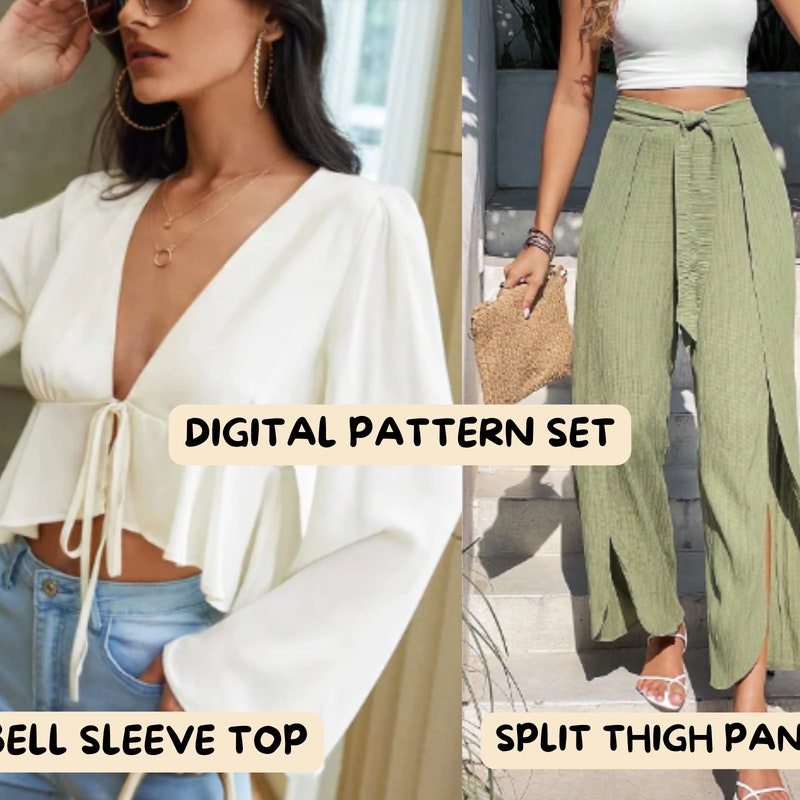 Bell Sleeve Pattern - Etsy