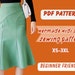 Fishtail Skirt Sewing Pattern: Midi Flare Mermaid Hem (PDF XS-3XL) - Etsy