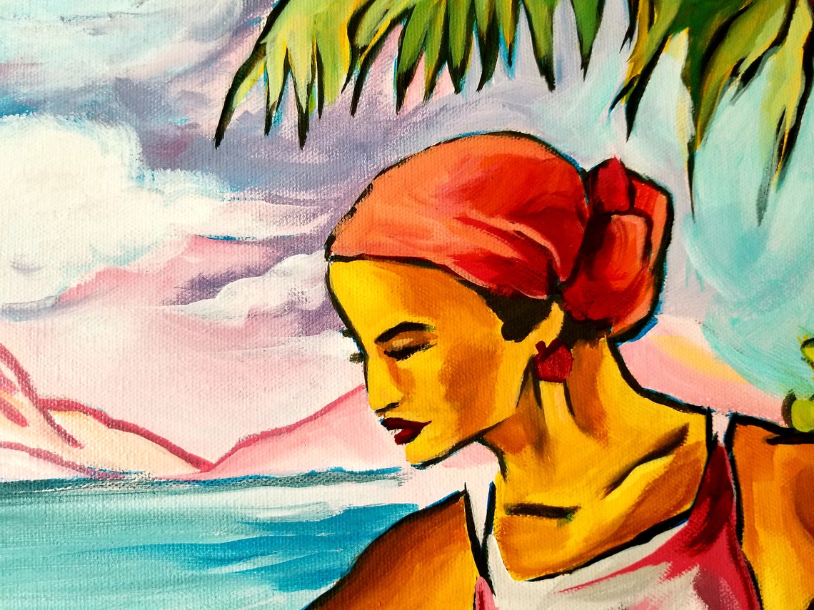 Puerto Rico Wall Art Puerto Rico Artist Puerto Rico Culture | Etsy