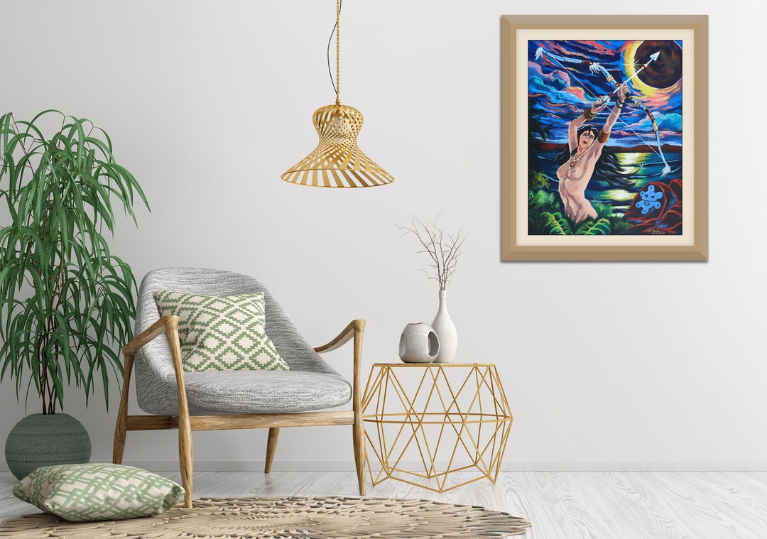 Taino Art Wall Ethnic Taino Art Puerto Rican Decor Taino Heritage Taino ...