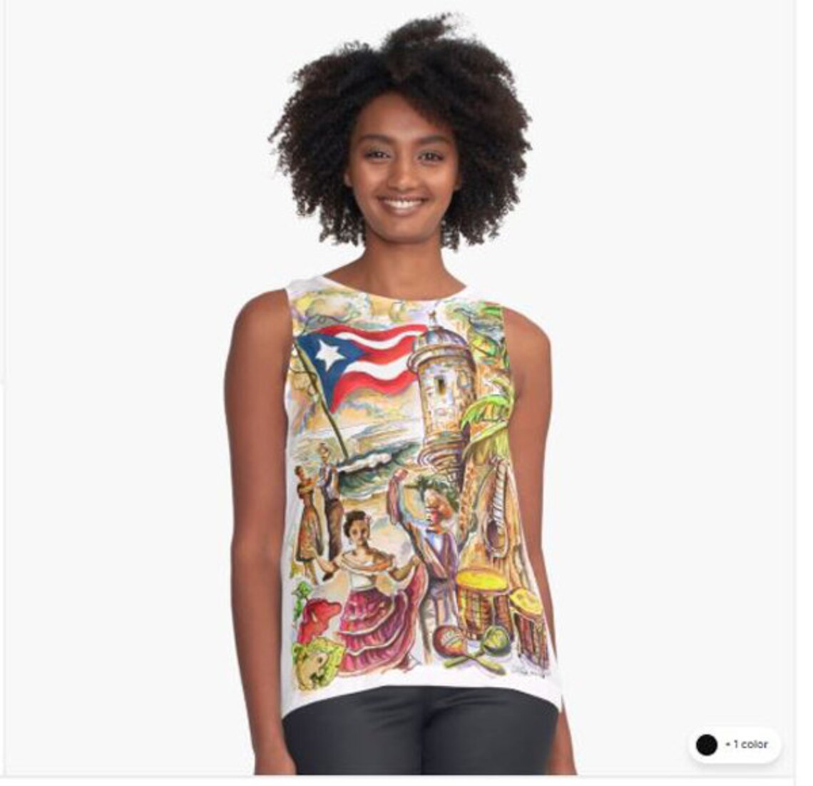 Puerto Rico Flag Tank Puerto Rico Apparel Puerto Rico Clothing - Etsy